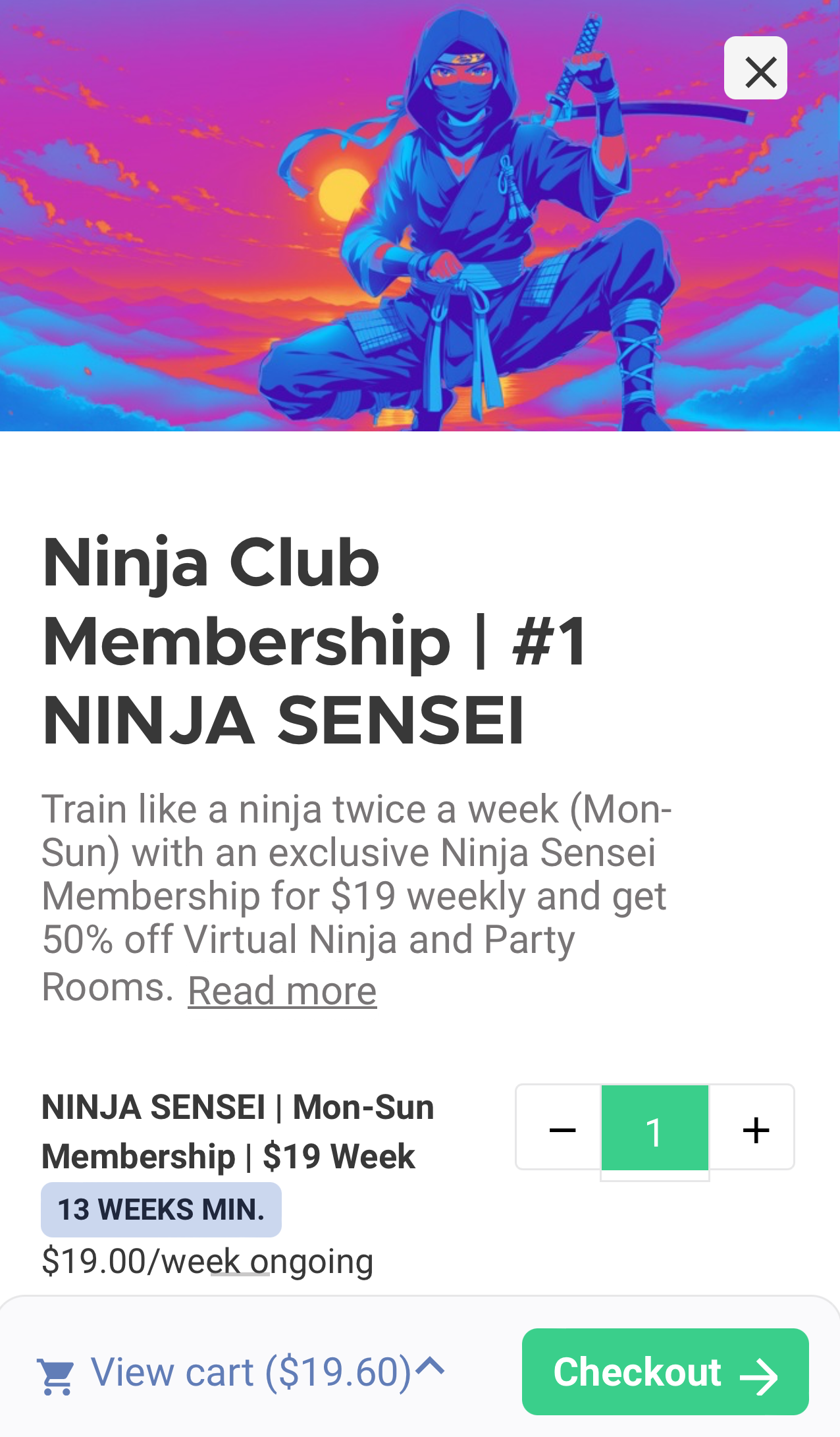 Purchasing a Ninja Club Membership – Ninja Valley