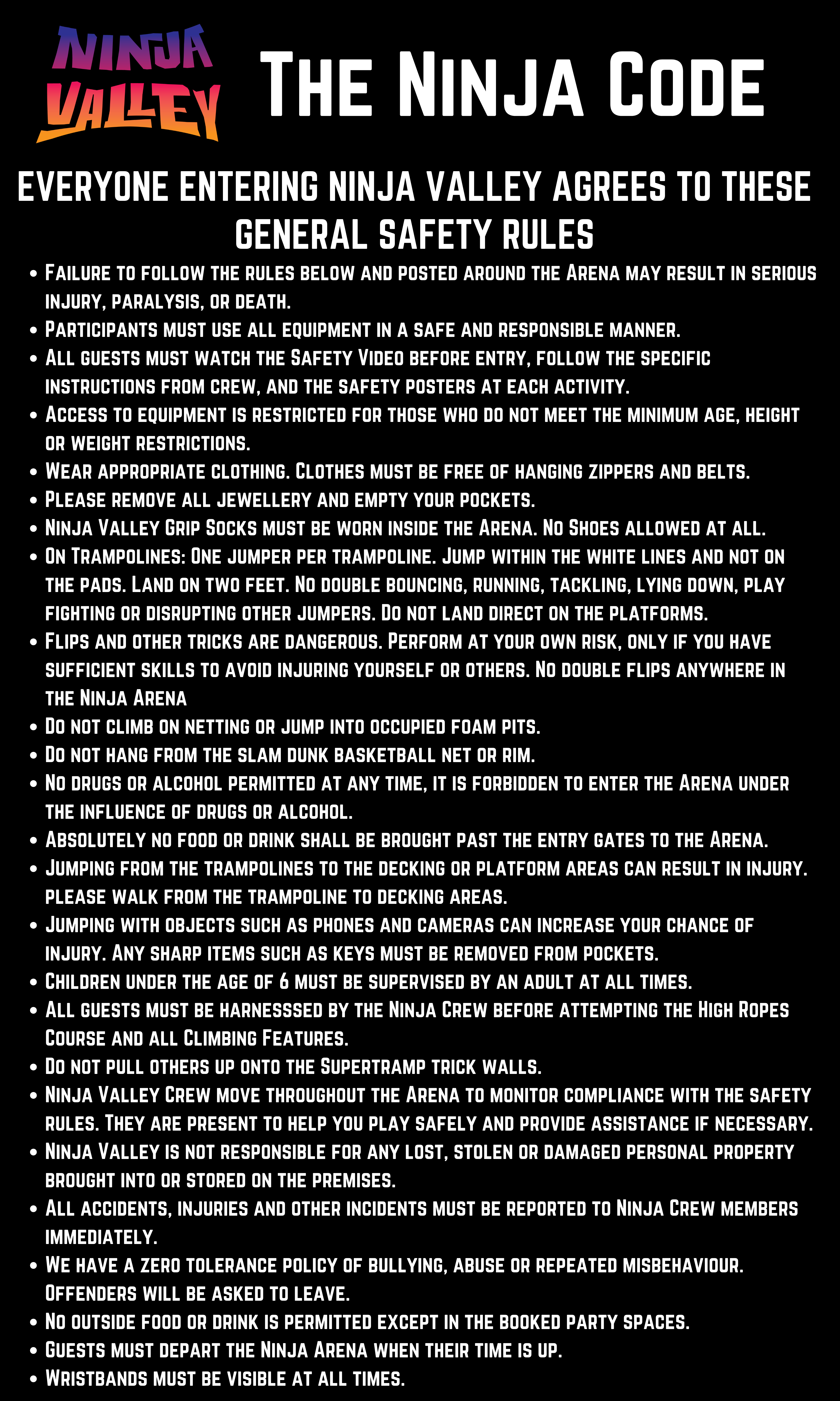 The Ninja Code – Ninja Valley